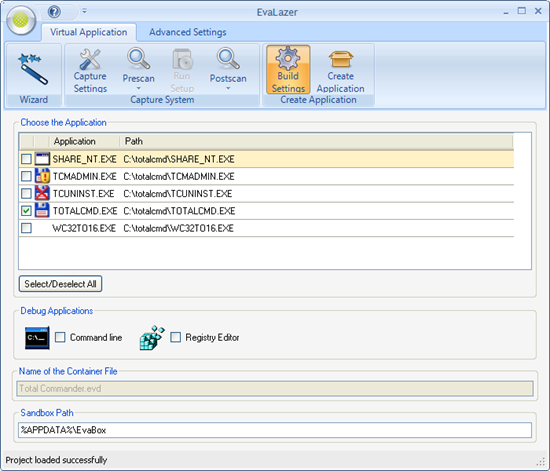 Create your own portable applications with Evalaze | Instant Fundas